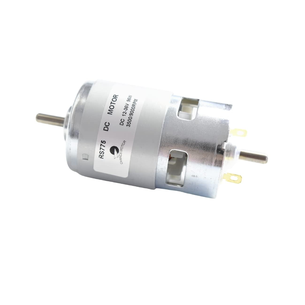 CHANCS Low Noise Double Shaft Motor 775 DC 12V 3500RPM DC 36V 9000RPM ...