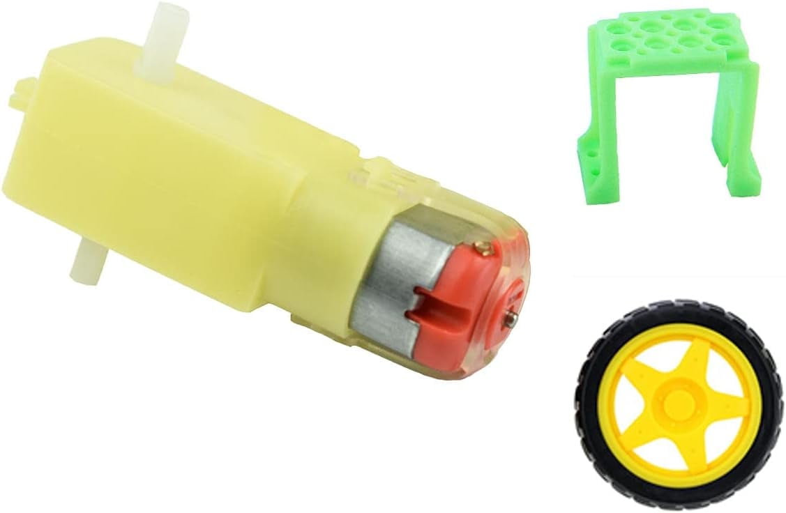 CHANCS Mini DC Motor Double Motor 3V 36RPM 6V 72RPM Geared Motor DC ...