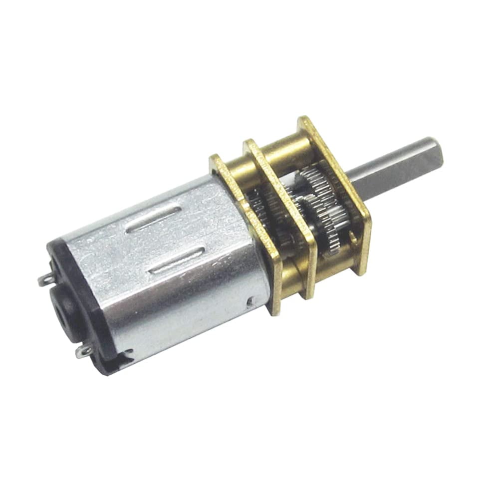 CHANCS N20 DC Mini Metal Gear Motor 3V 200RPM Shaft Length 10mm High ...