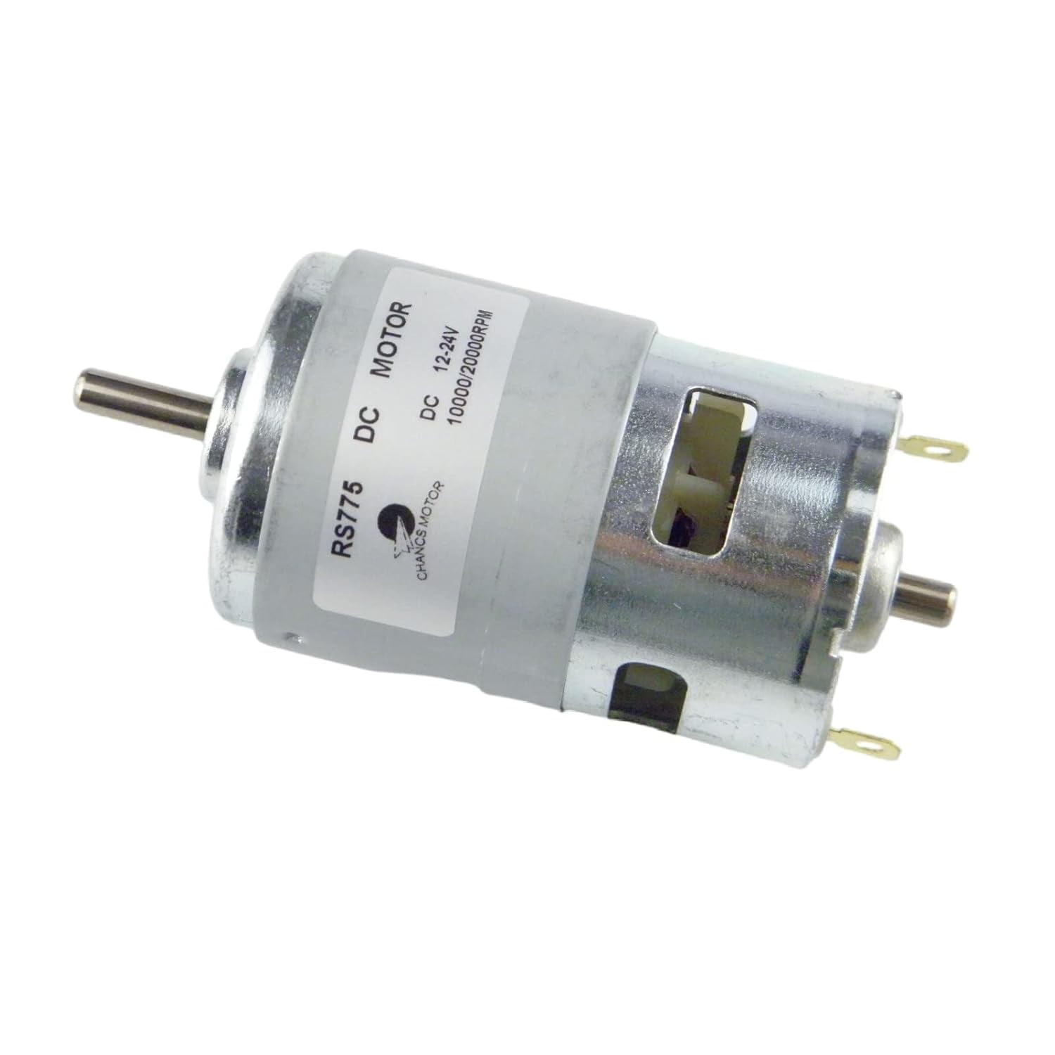 CHANCS Permanent Magnet DC 12V 775 Motor 12V/24V DC Mini Gear Motor ...