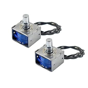 CHANCS Push Pull Solenoid 5mm Stroke DC 3V 6V Micro Solenoid ...