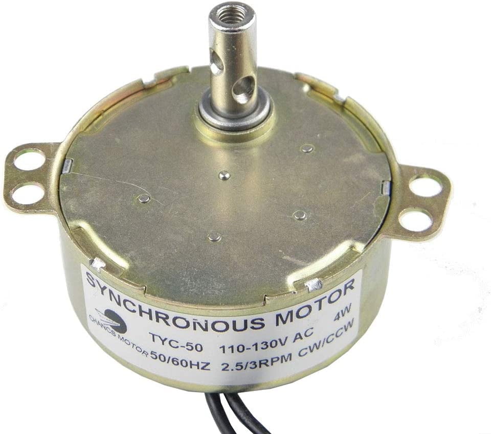 CHANCS TYC-50 Small Synchronous Motor AC 110V 2.5/3RPM 4W 50/60HZ CW ...