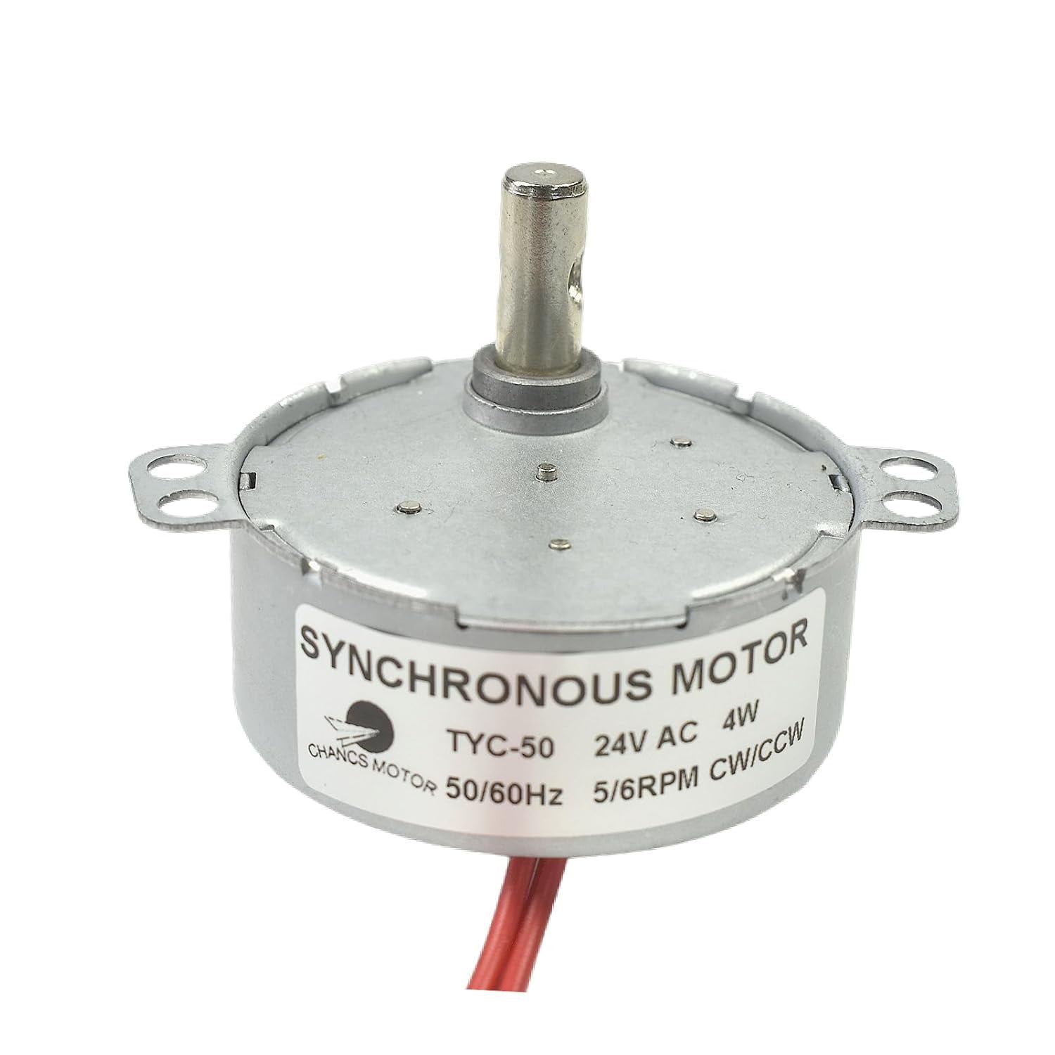 CHANCS TYC-50 Synchronous Motor 24V AC 5-6RPM CW/CCW 4W Gear Motor Fan ...