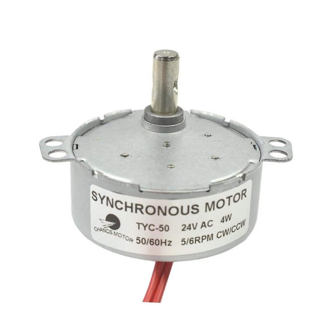 CHANCS TYC-50 Synchronous Motor 24V AC 5-6RPM CW/CCW 4W Gear Motor Fan ...