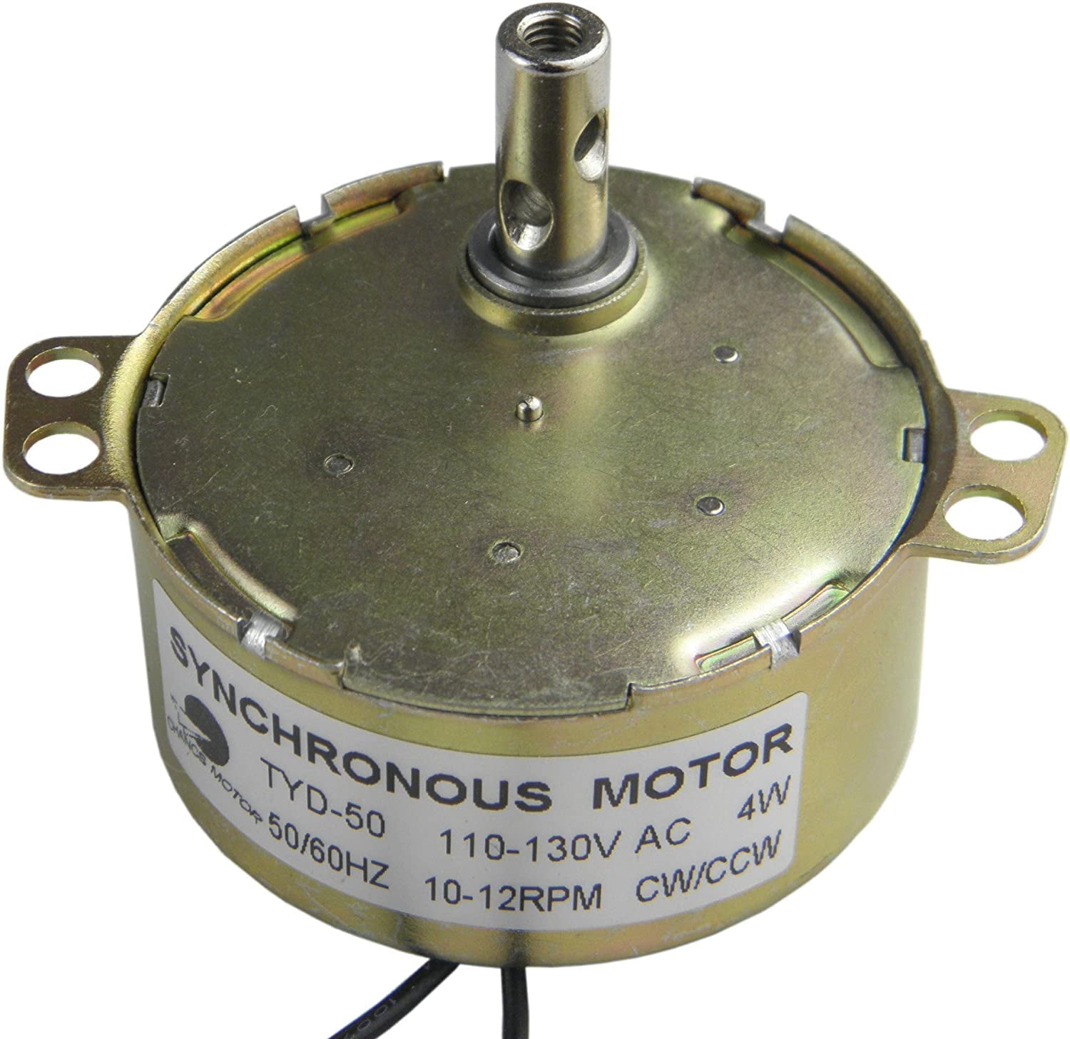 CHANCS TYD-50 Synchronous Motor 110V AC 10-12RPM 4W CW/CCW Electric ...