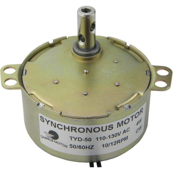 CHANCS TYD-50 Synchronous Motor 110V AC 10-12RPM 4W CW Gear Motor Cup ...