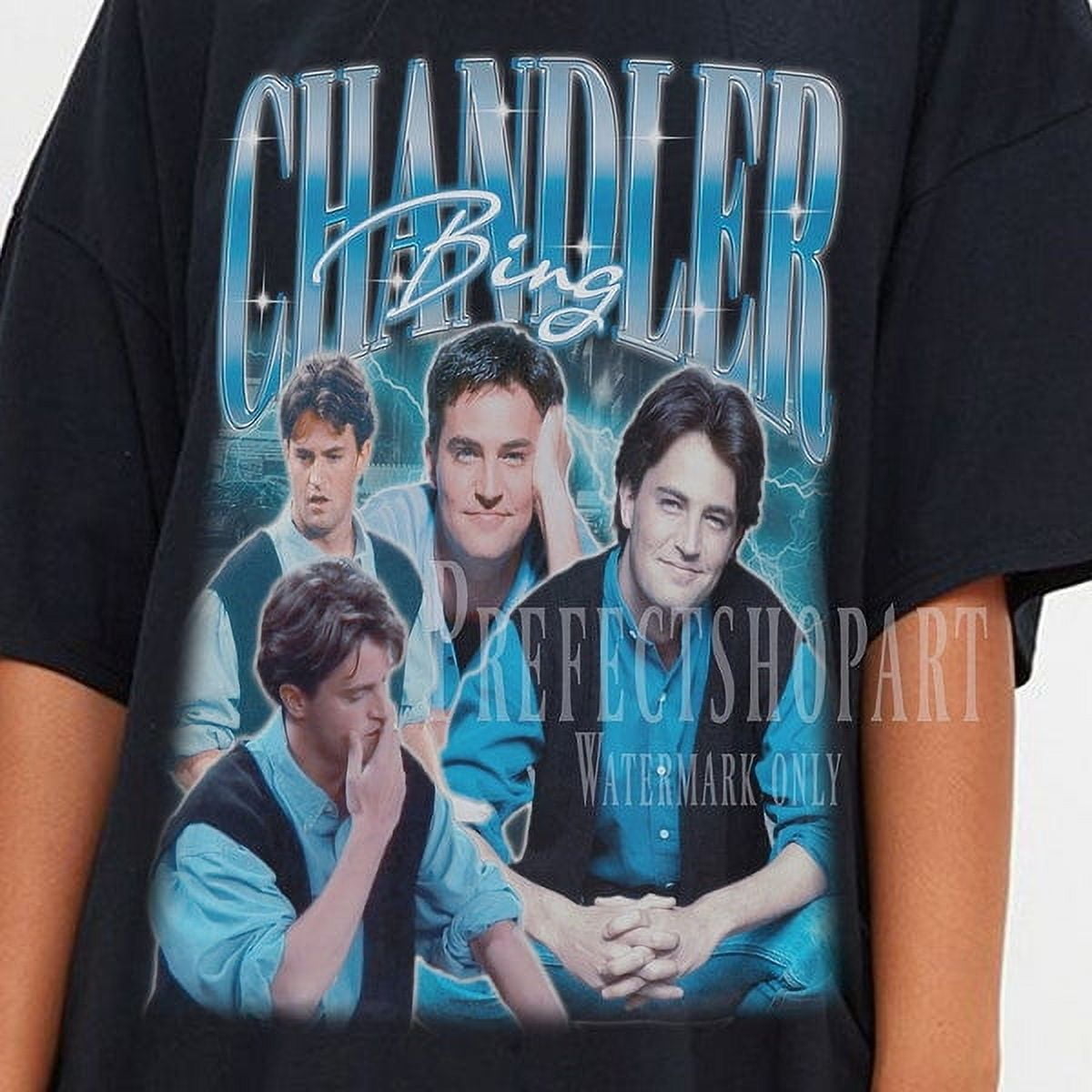 CHANDLER BING Shirt, Friends Tv Series Matthew Perry Gift, Vintage ...