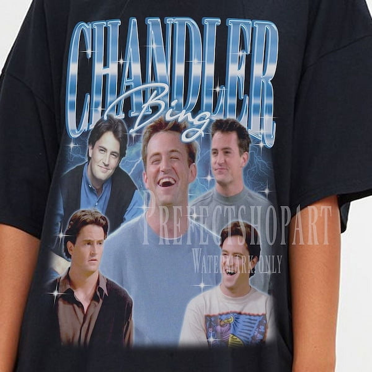 CHANDLER BING Shirt, Friends Tv Series Matthew Perry Gift, Vintage ...