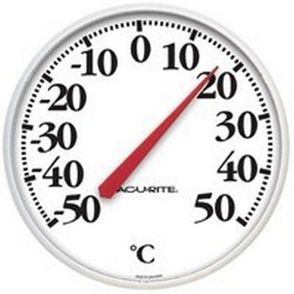 AcuRite 12.5" Thermometer 01593 Indoor or Outdoor Thermometer , -50? C ...