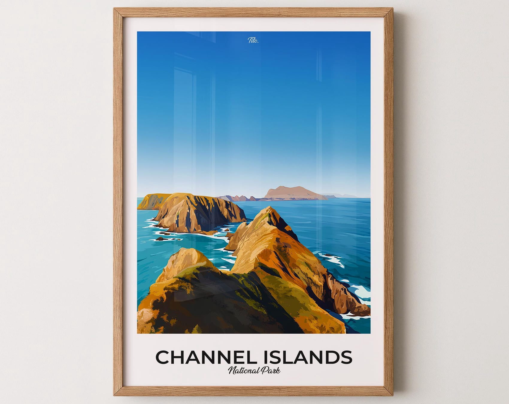 CHANNEL ISLANDS Poster, Channel Islands Travel Poster, Channel Islands ...