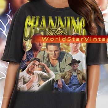 CHANNING TATUM Clothing Channing Tatum Vintage Retro Tshirt Channing ...