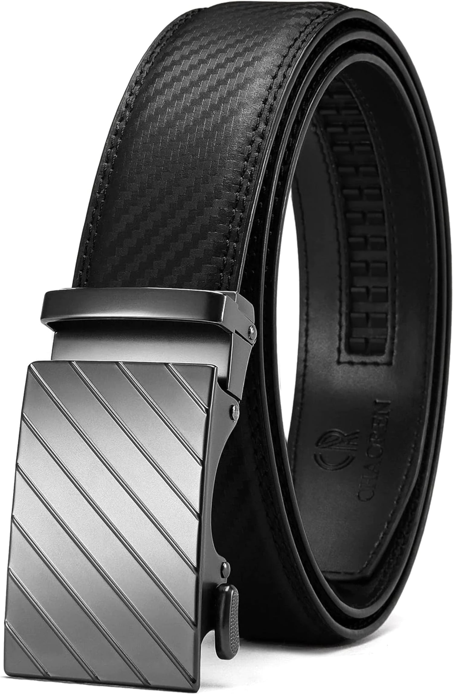 CHAOREN Leather Ratchet Belt Men - Customizable Fit, Effortless Style ...