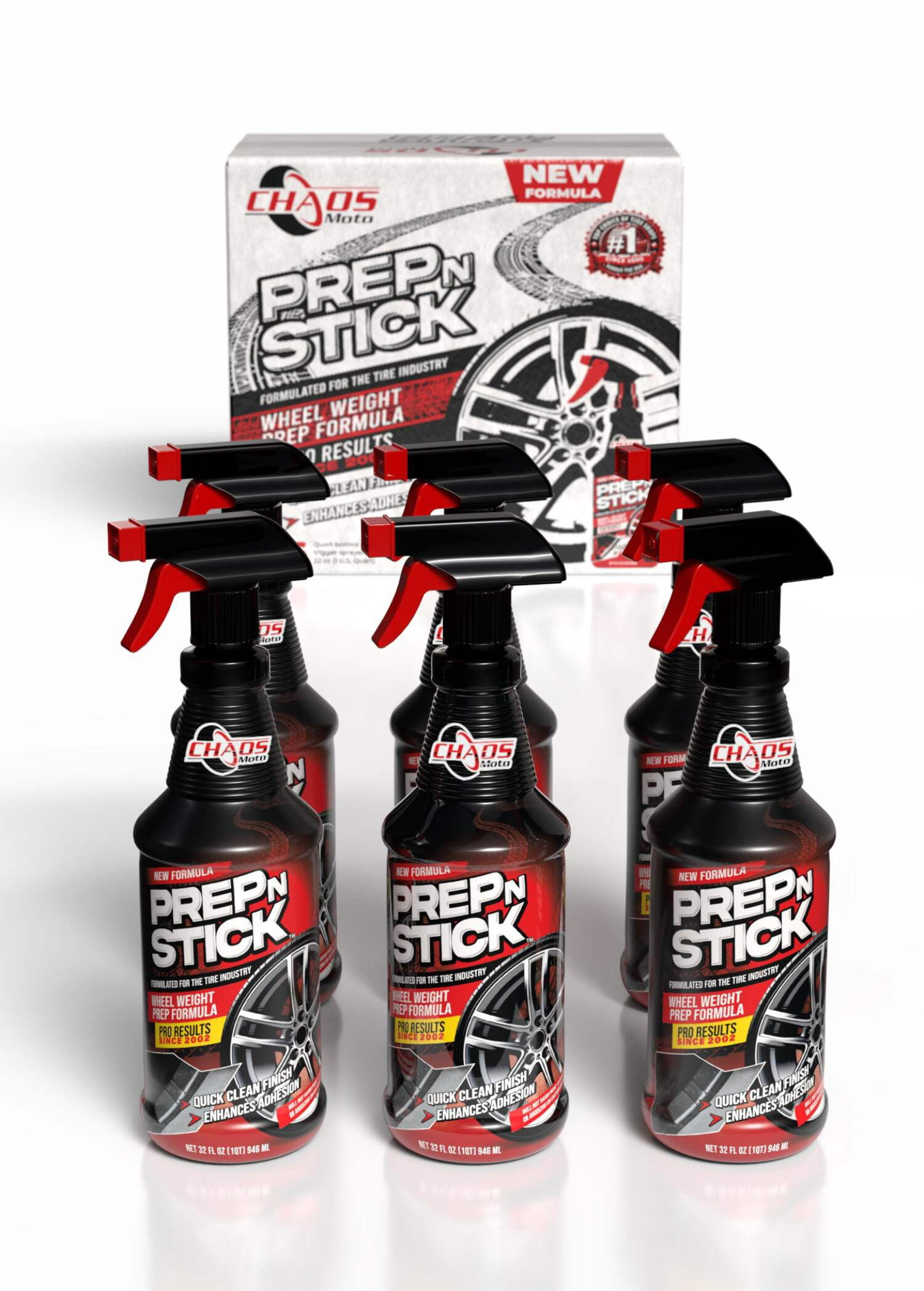 CHAOS Moto Prep N Stick - Wheel Surface Cleaner Adhesive Prep Formula ...