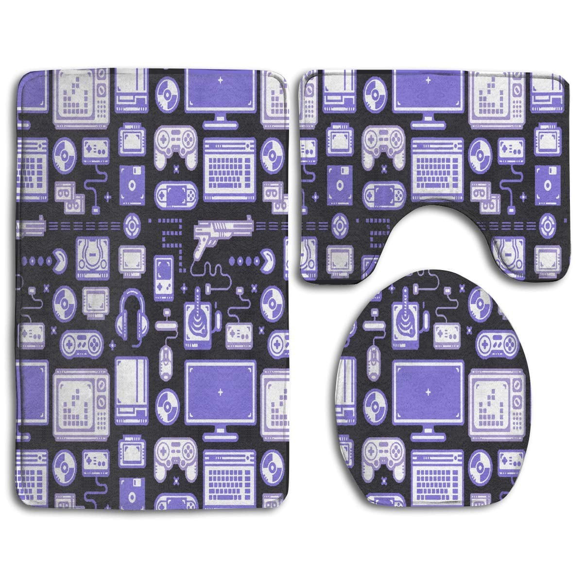 CHAPLLE Desktop Computer Video Game Joystick Nostalgia 3 Piece Bathroom ...