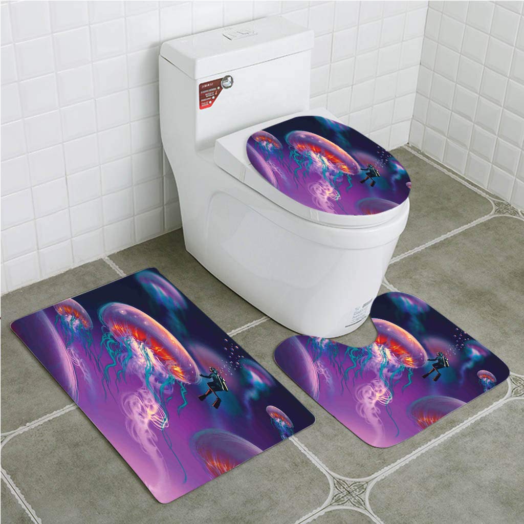 CHAPLLE Fantasy Art House Diver Giant Jellyfish Magical Underwater ...