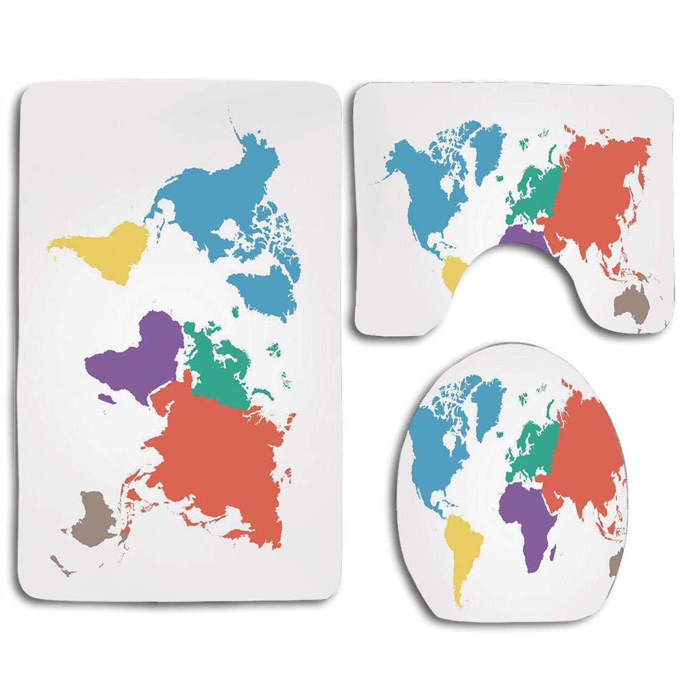 CHAPLLE Map Continents World in Regions Lands Global International ...