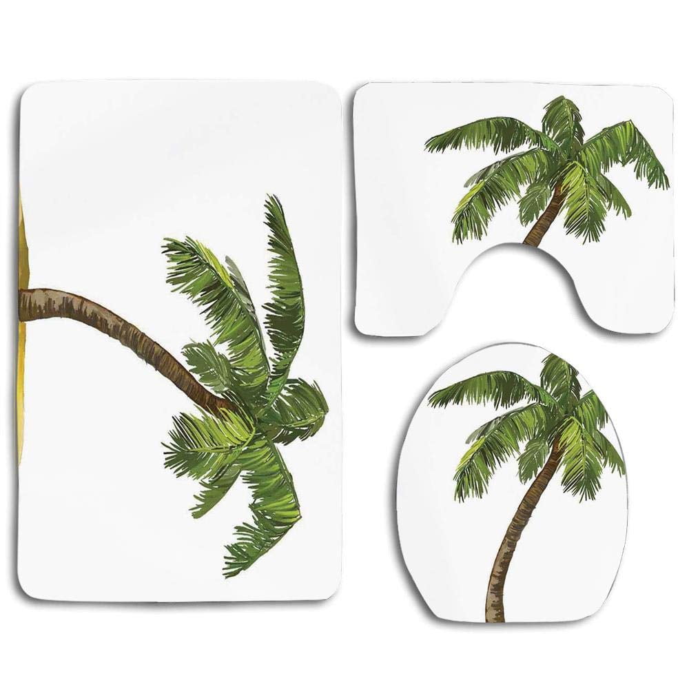 CHAPLLE Palm Tree Cartoon Palms Tropical Plant and Sand Serenity Nature ...