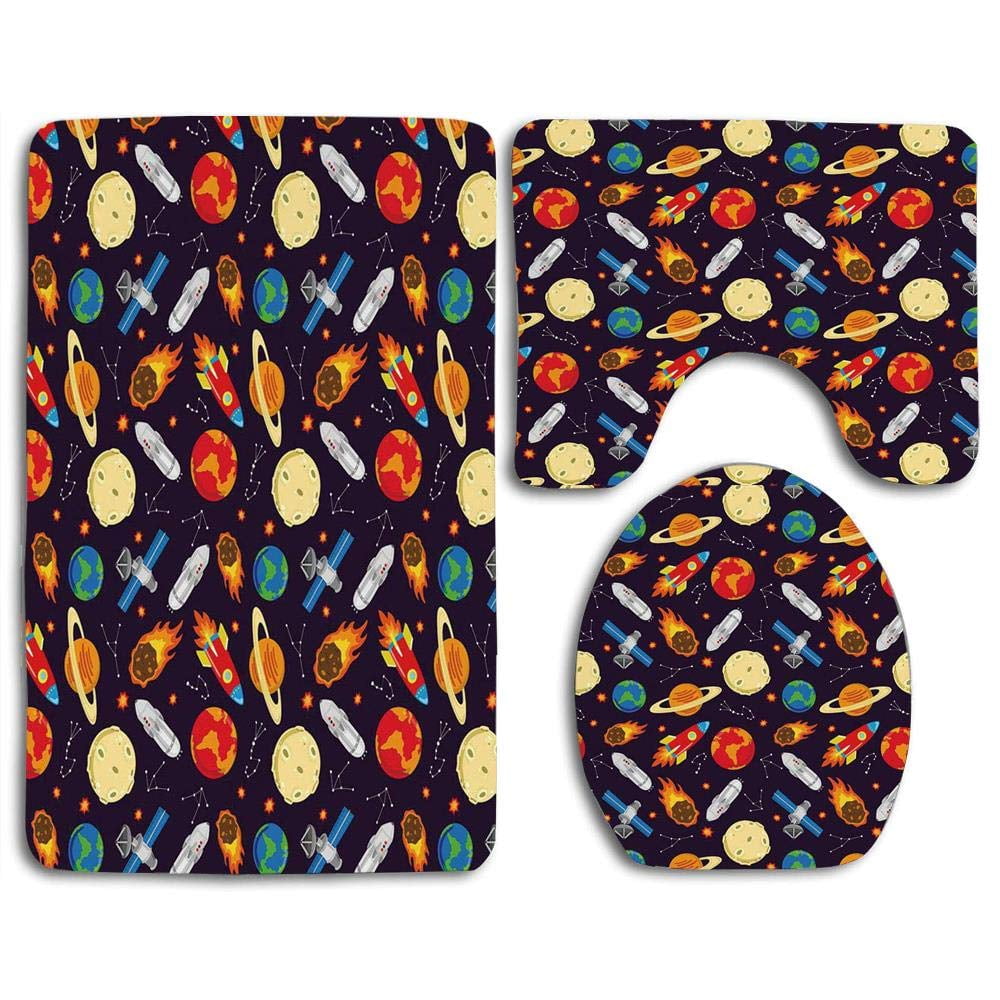 CHAPLLE Space Universe Themed Earth Moon Constellations Saturn Rockets ...