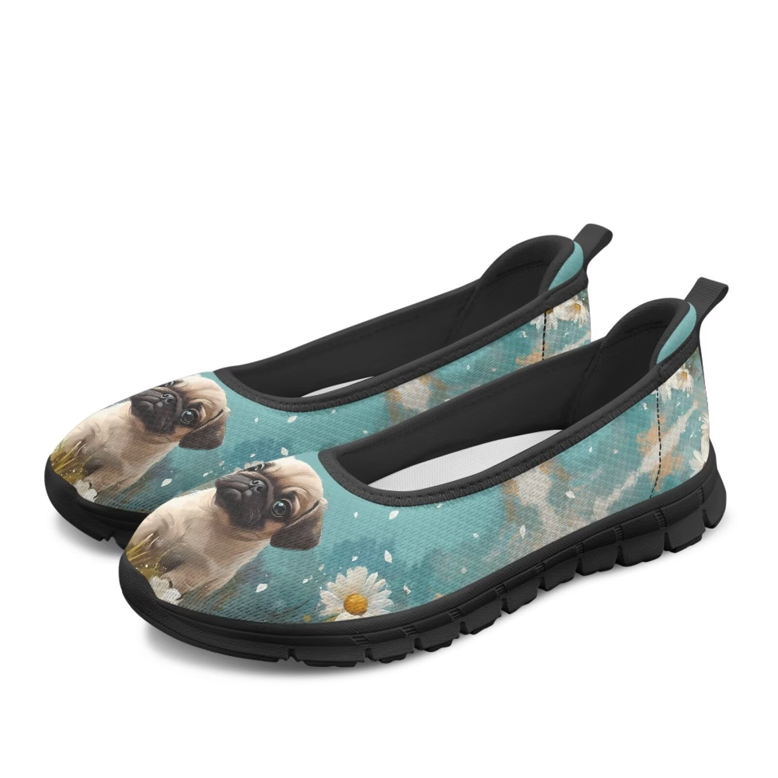 FUIALDOLG Comfortable Dress Shoes for Women Thick Soft Platform Shoes ...
