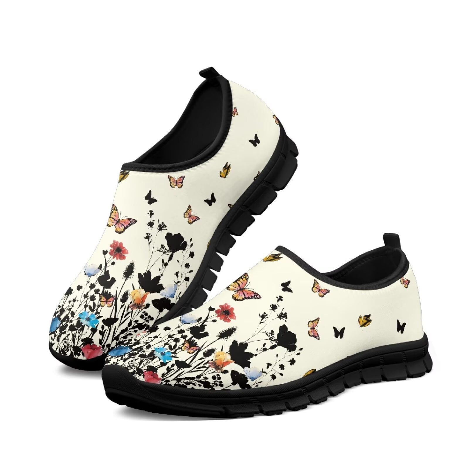 CHAQLIN Loafers for Women Wide Clipper Sneaker Causal Comfy Walking ...