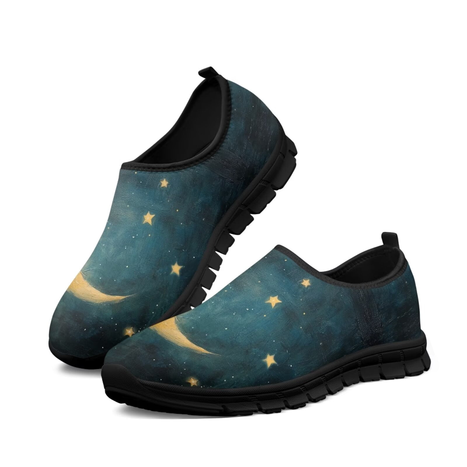 CHAQLIN Men's Platform Loafer Shoes Wide Toe Box with Arch Support Non ...