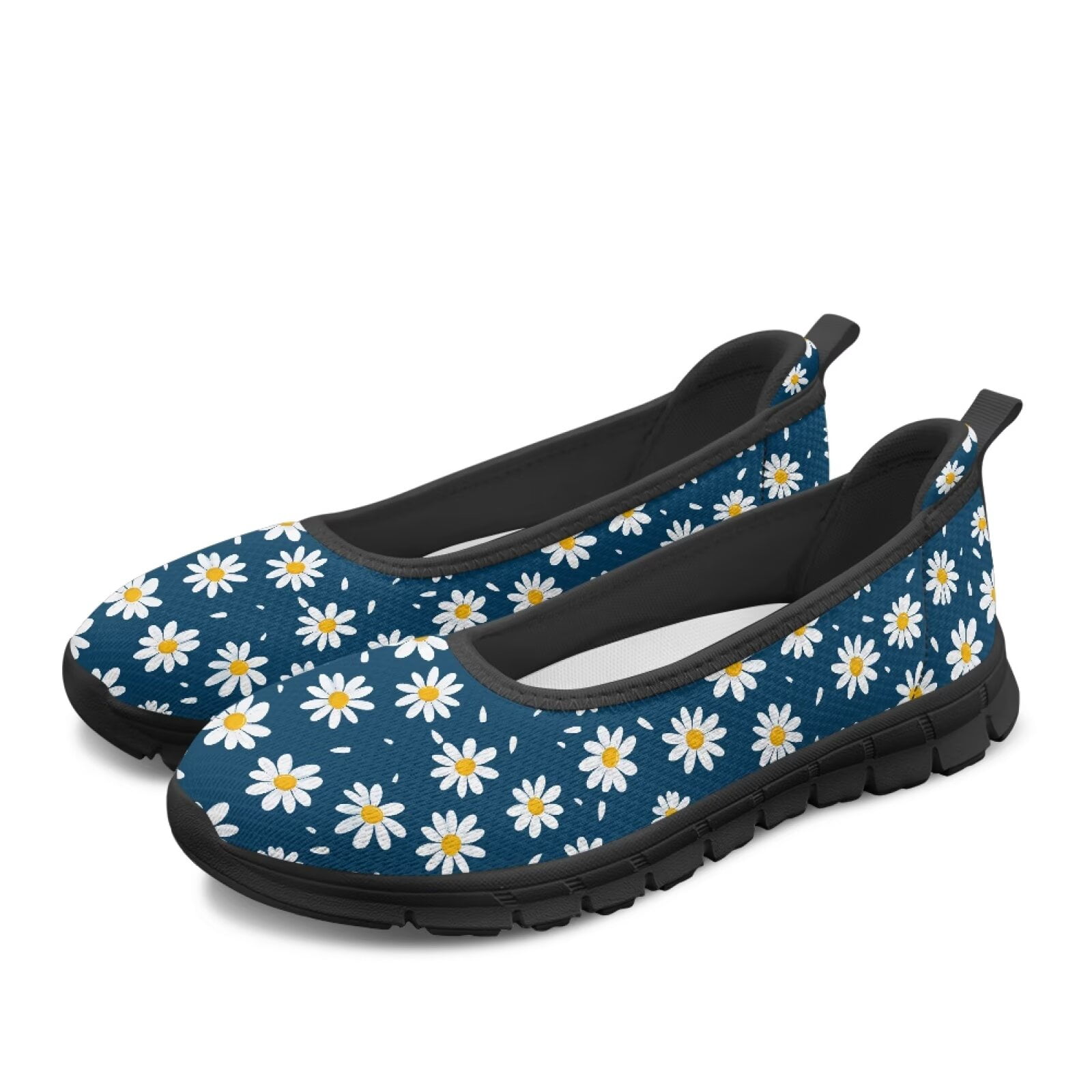FUIALDOLG Women's Flats Shoes Leisure Shoes Slip On Work Shoes Comfort ...