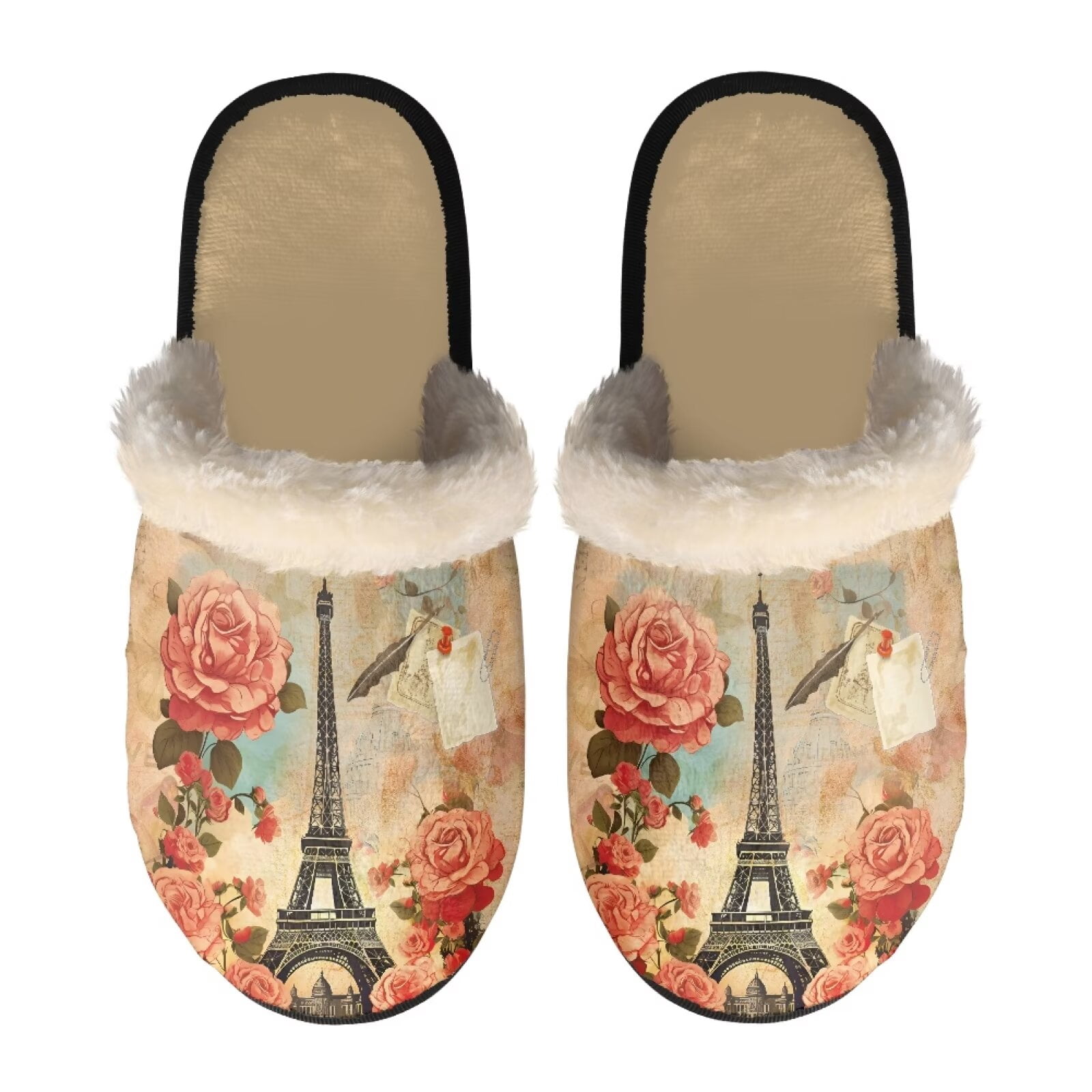 CHAQLIN Womens Slippers Fuzzy Cozy Slippers Indoor Fluffy Outdoor for ...