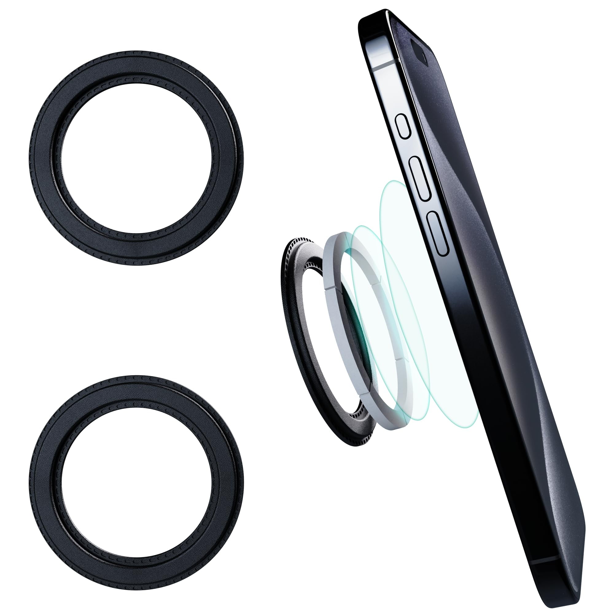 CHARGEWORX Magnetic MagSafe Wall Mount 3-Pack, Strong Magnetic Sticker ...