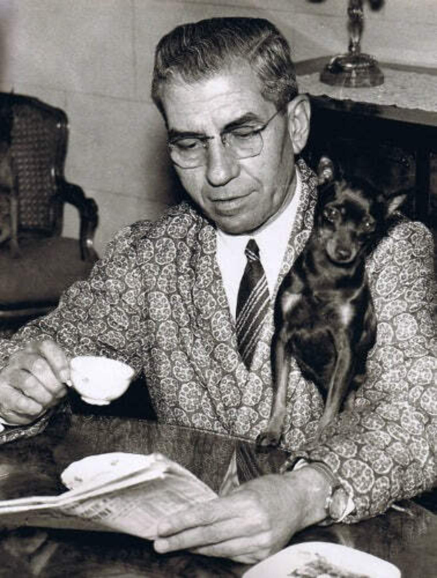 CHARLES LUCKY LUCIANO GLOSSY POSTER PICTURE PHOTO BANNER mobster mob ...