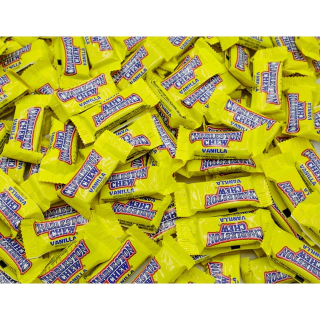 CHARLESTON CHEW Vanilla Candy Bars, 2 lb Bulk, Gluten & Peanut Free ...