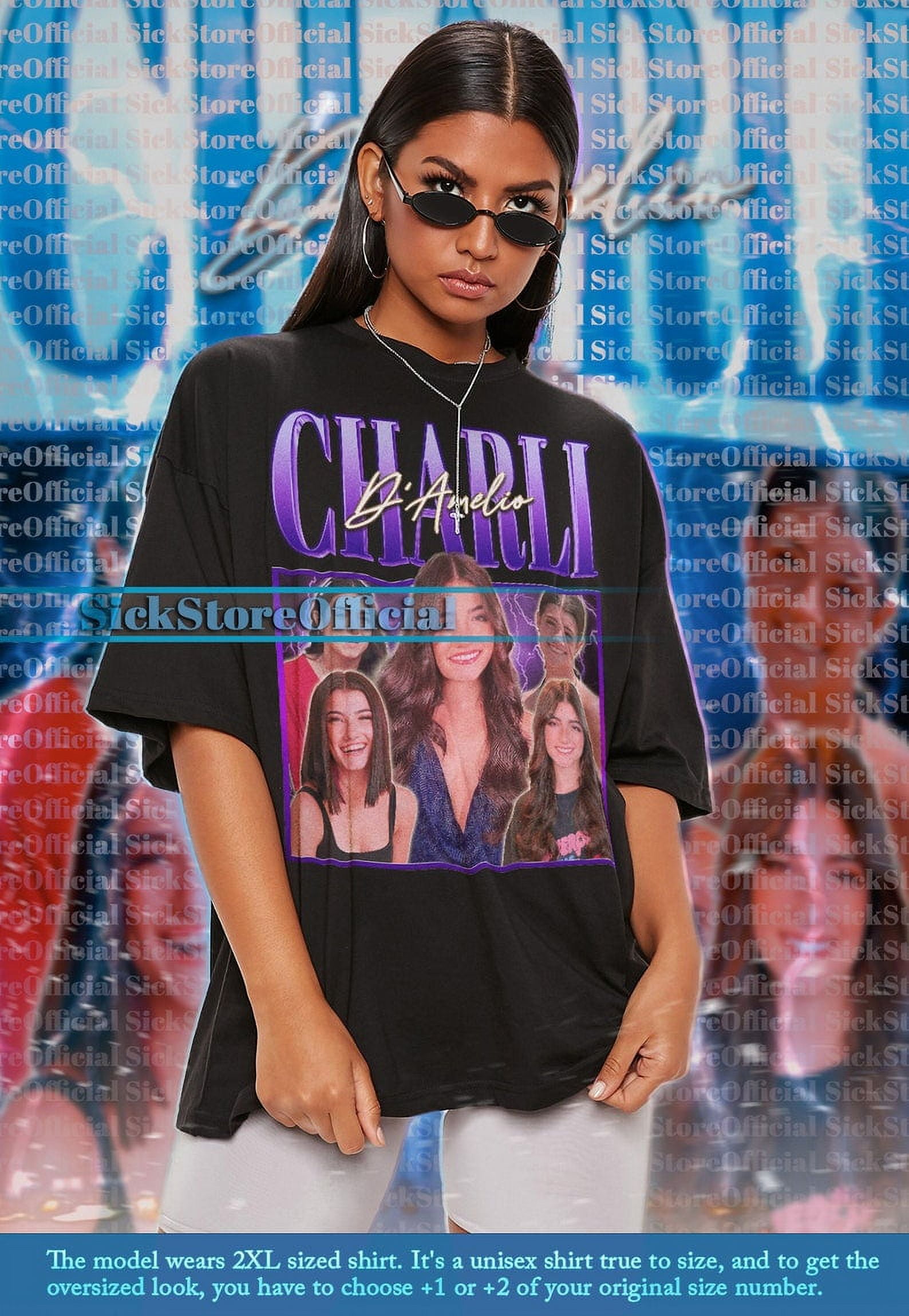 CHARLI D'AMELIO Vintage Shirt, Charli D'Amelio Homage Tshirt, Charli D ...