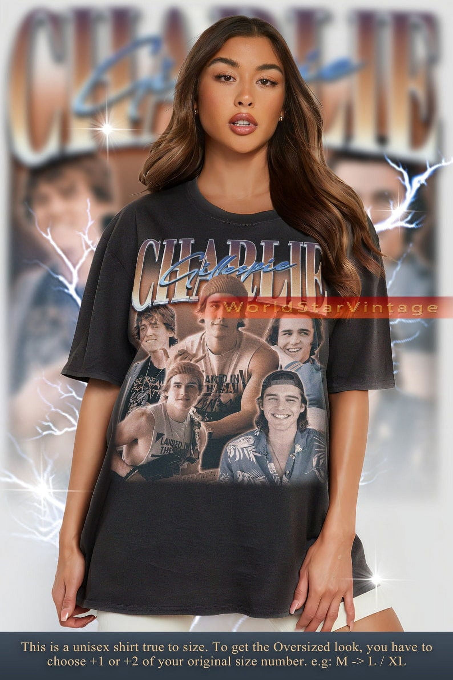 CHARLIE GILLESPIE Vintage Shirt, Charlie Gillespie Homage Tshirt ...