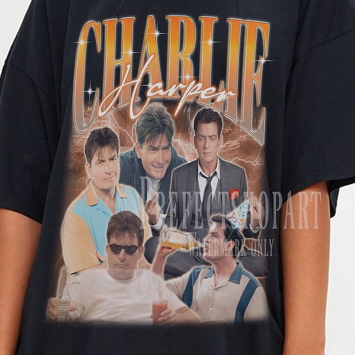 CHARLIE HARPER Shirt, Charlie Sheen Actor Tees, Charlie Harper Homage ... CHARLIE HARPER Shirt, Charlie Sheen Actor Tees, Charlie Harper Homage ...