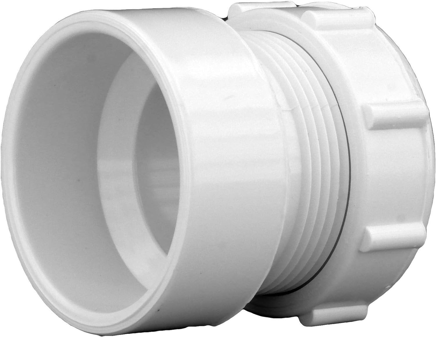 CHARLOTTE PIPE 1 1/2 DWV H x TUBULAR SLIP W/P-NUT DWV DRAIN, WASTE AND ...