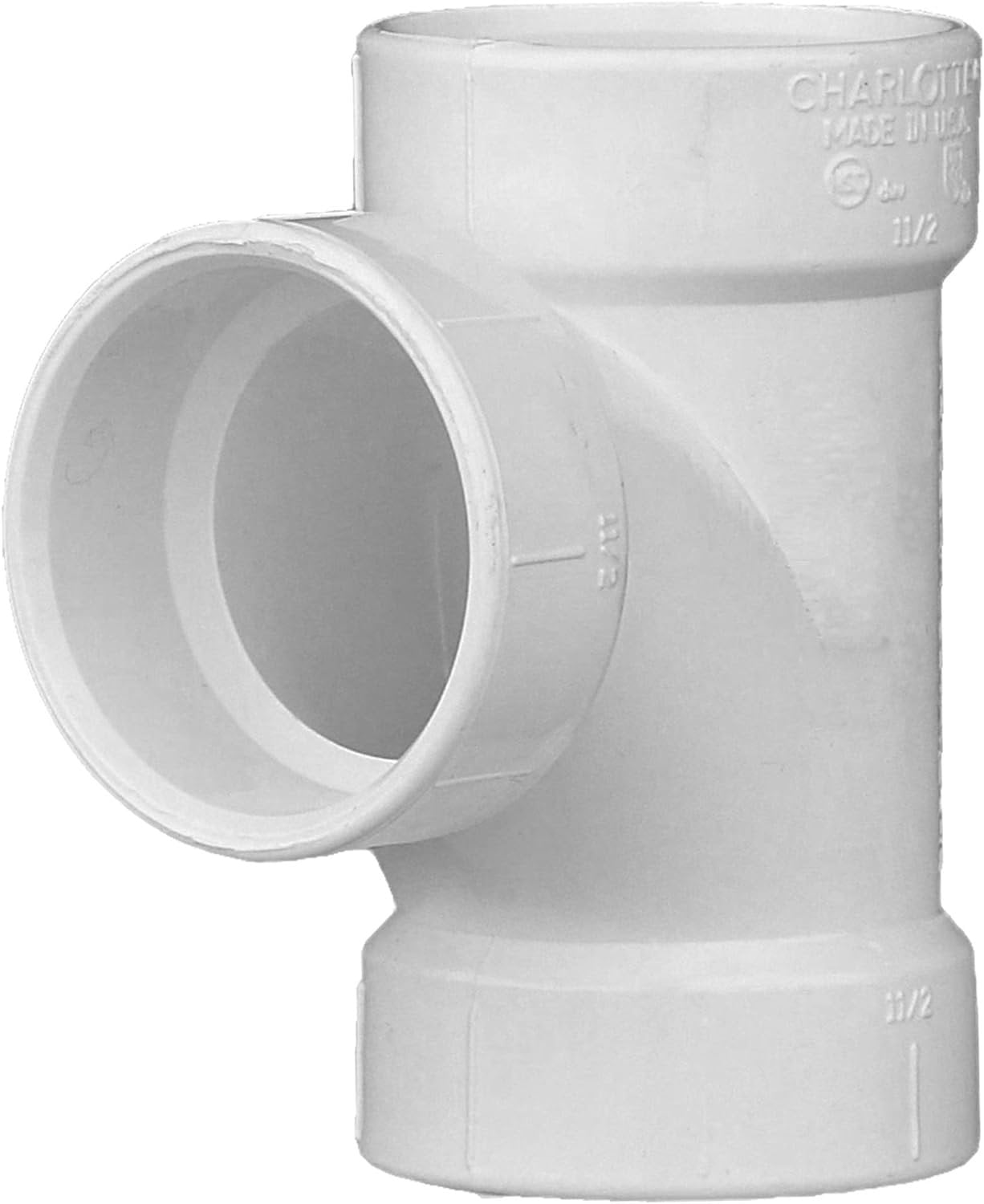 CHARLOTTE PIPE 1 1/2 DWV SANITARY TEE DWV DRAIN, WASTE AND VENT 1 Unit ...