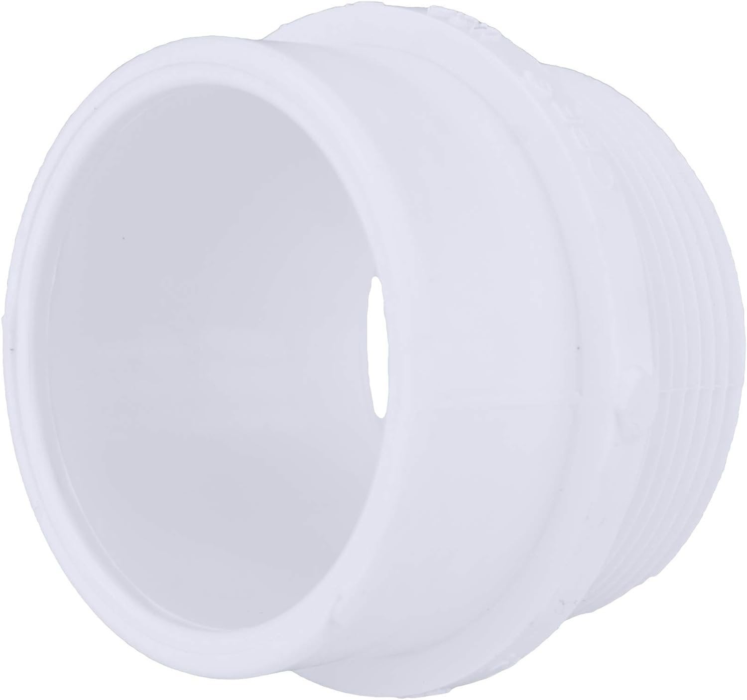 CHARLOTTE PIPE 2 DWV MALE FITTING ADAPTER SPGXMPT DWV DRAIN, WASTE AND ...