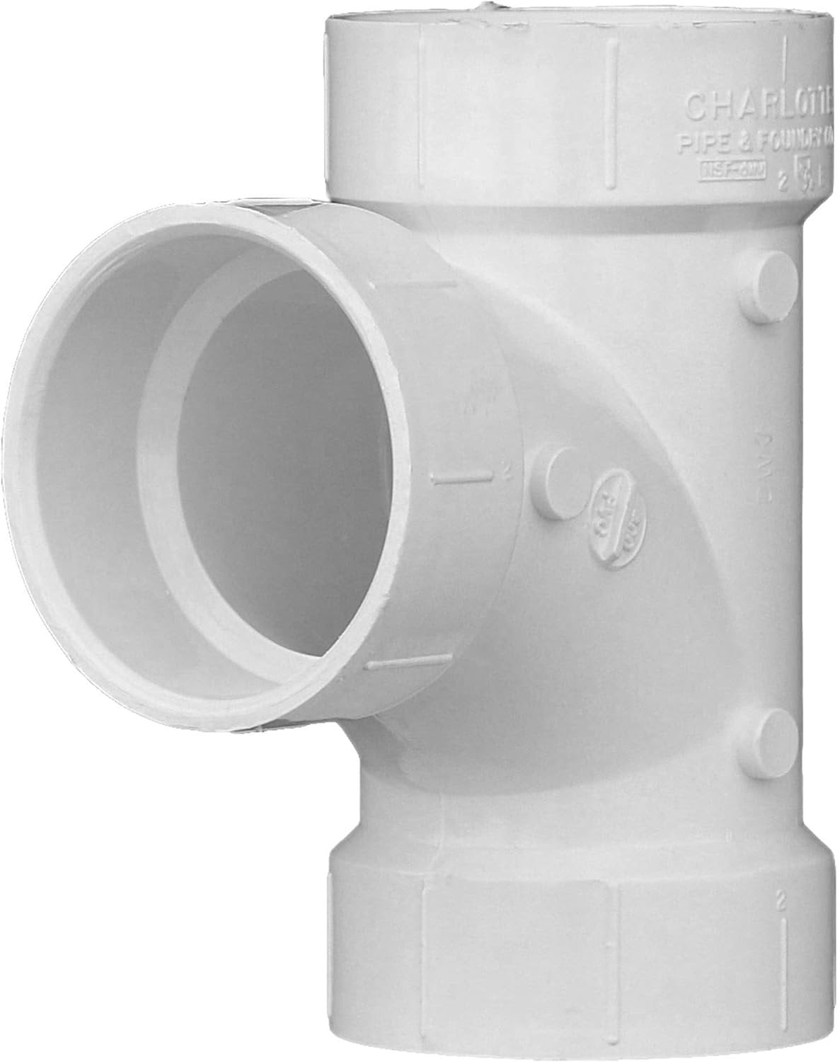 CHARLOTTE PIPE 2 DWV SANITARY TEE DWV DRAIN, WASTE AND VENT 1 Unit ...