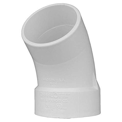 CHARLOTTE PIPE 4 DWV 1/8 BEND STREET DWV (DRAIN, WASTE AND VENT) (10 ...