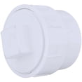 CHARLOTTE PIPE 4 DWV FTG C/O ADAPTER W/CO PLUG DWV (DRAIN, WASTE AND ...