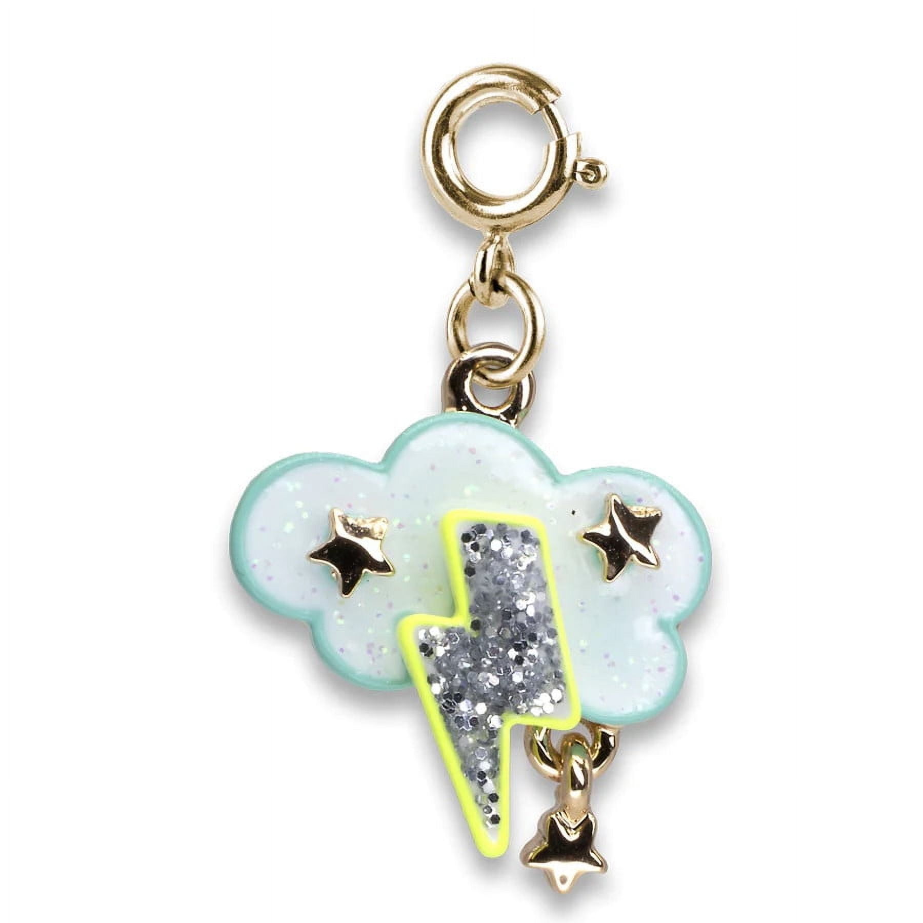 CHARM IT! Gold Glitter Lightning Charm - Walmart.com
