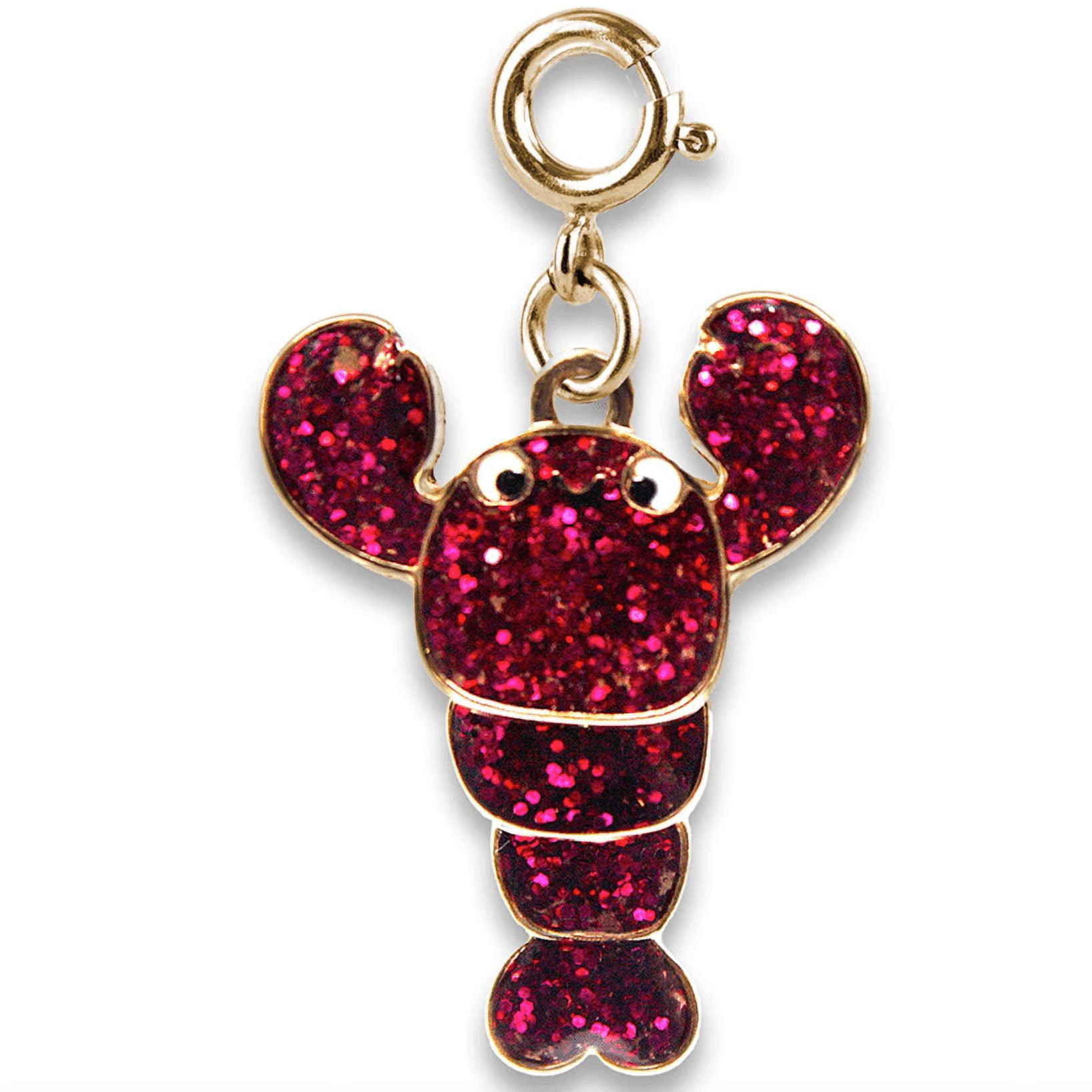 CHARM IT! Gold Swivel Glitter Lobster Charm - Walmart.com