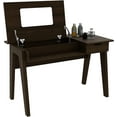 CHARMAID Large Vanity Table with Flip Top Mirror, 48'' Home Office ...