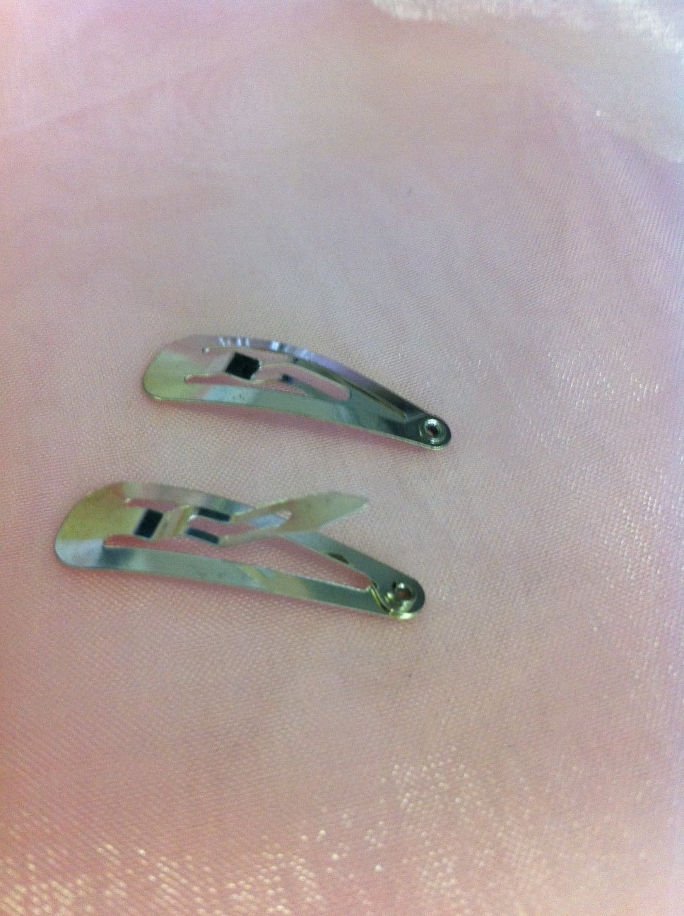 CHARMED 3CM SILVER METAL SNAP CLIPS; 100 COUNTS - Walmart.com