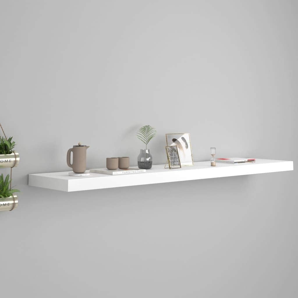 CHARMMA Wall Mounted Floating Shelves, Wide Display Ledges,Wall Mounted ...