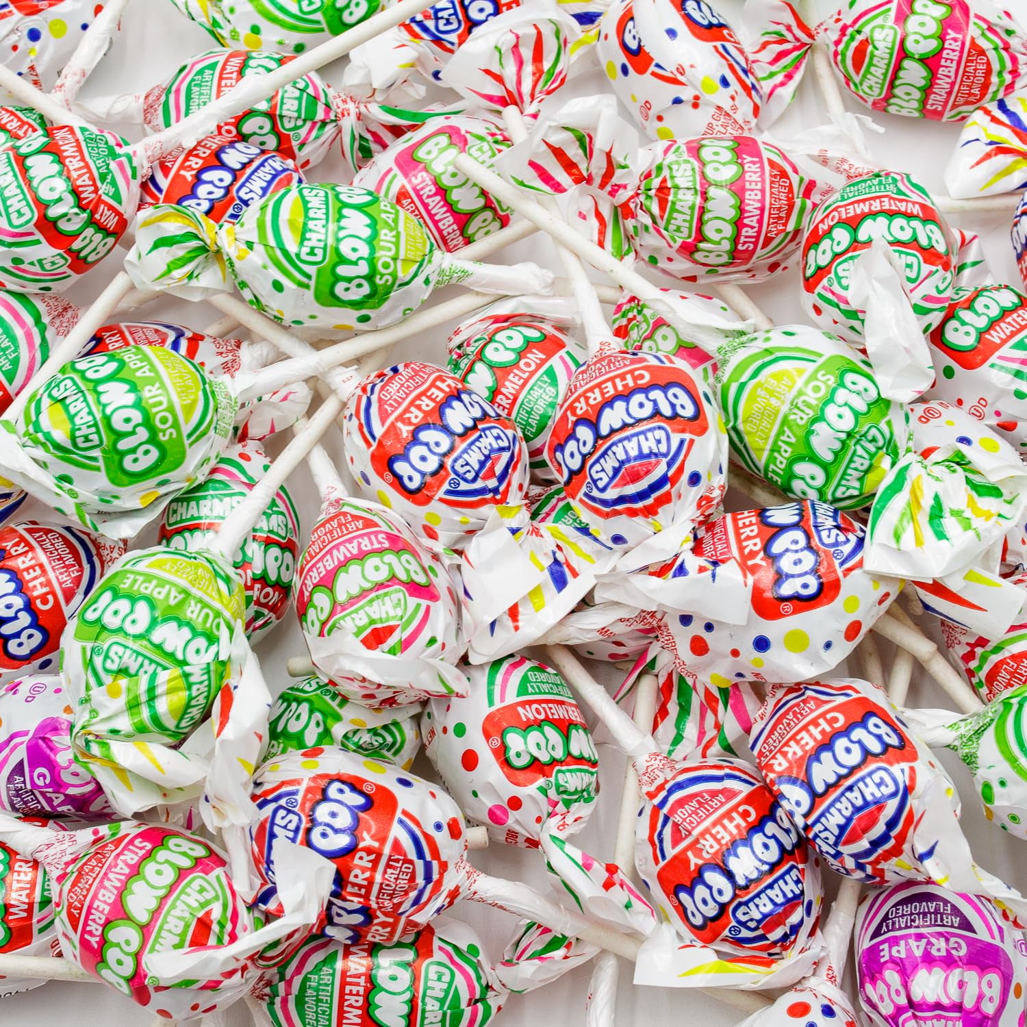 CHARMS BLOW POPS Lollipops BCF26 1 lb - Bulk Candies, Individually ...