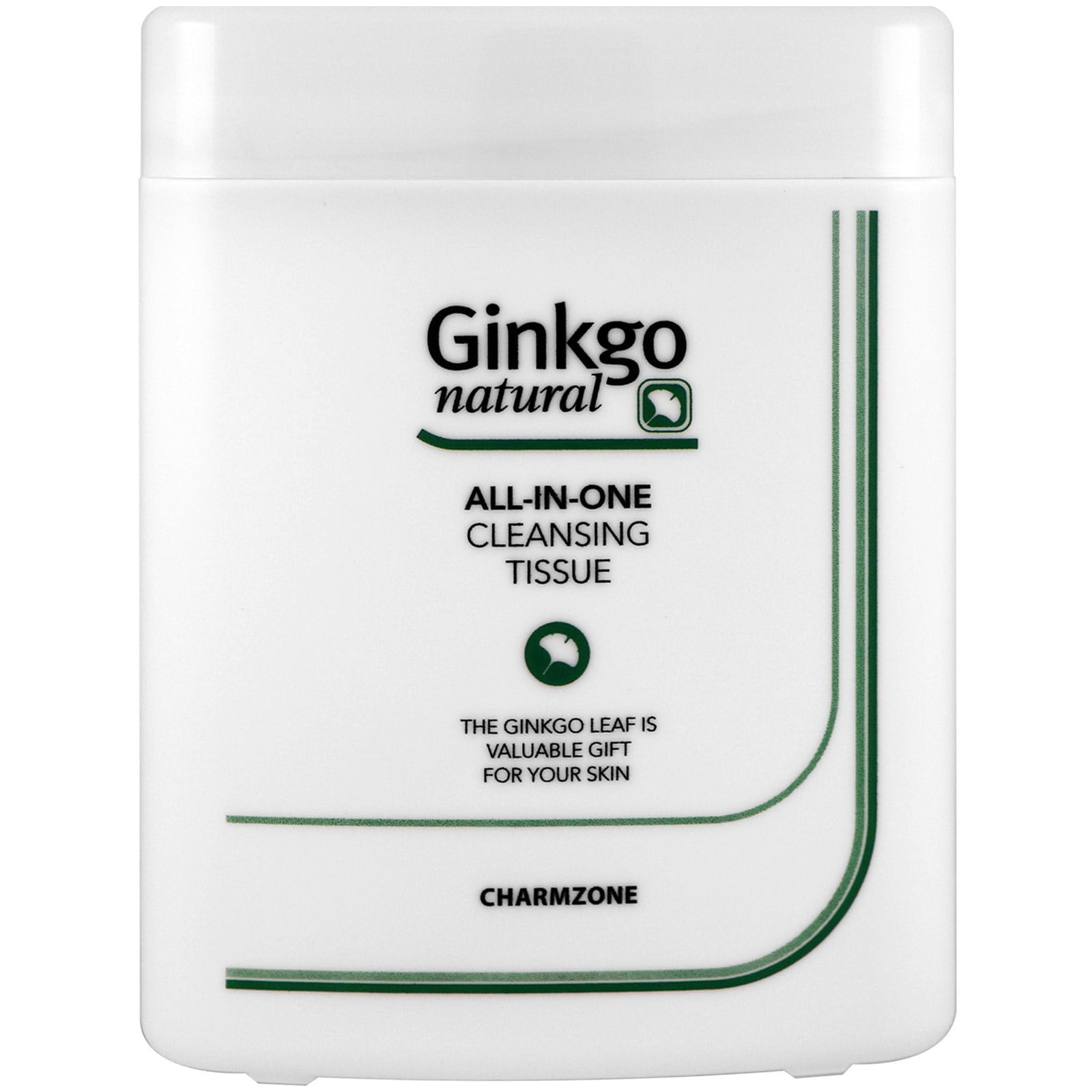 CHARMZONE Ginkgo Natural All-In-One Cleansing Tissue 385 ml 110ea ...