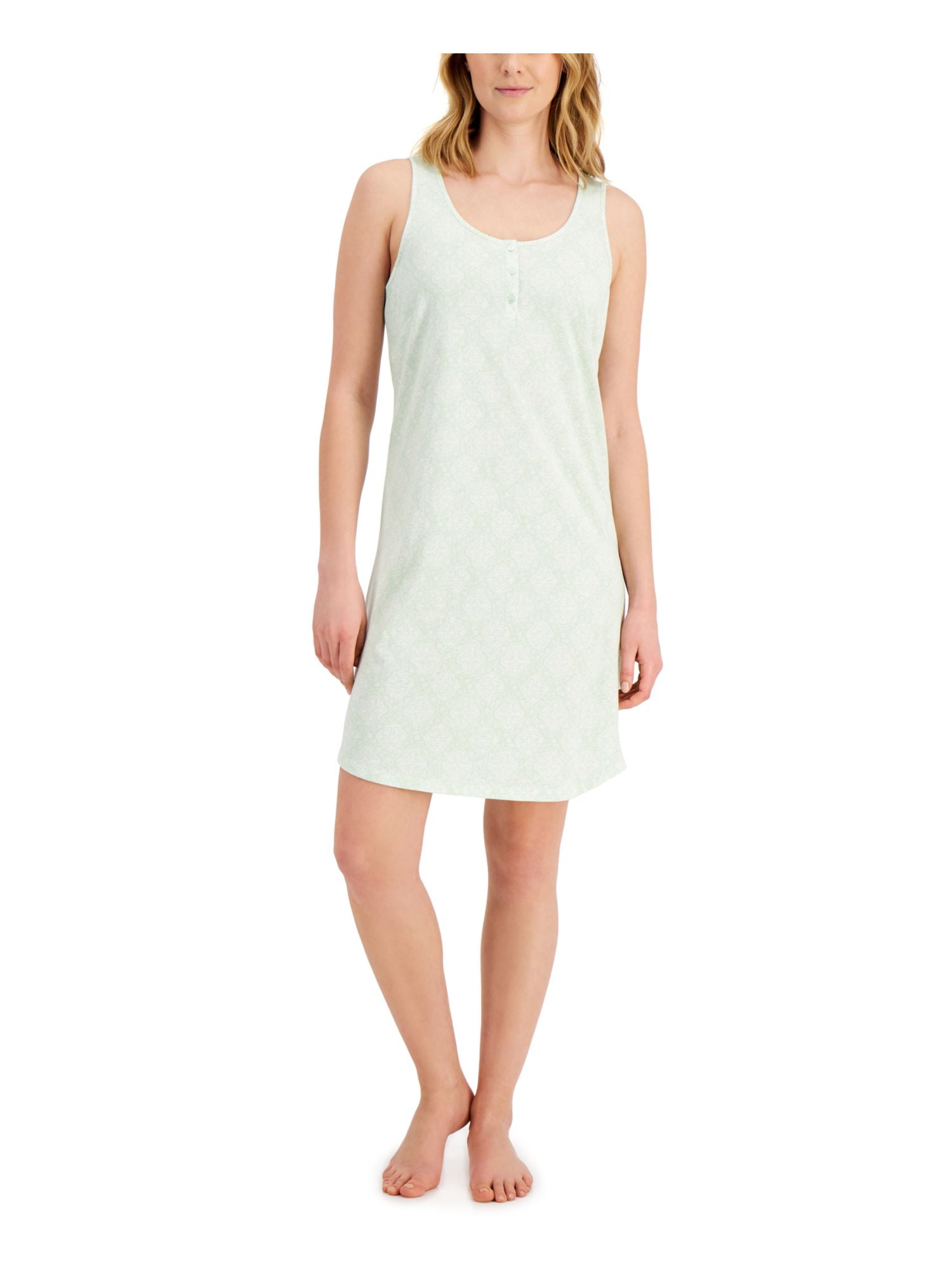 CHARTER CLUB Intimates Green Chemise Nightgown S - Walmart.com