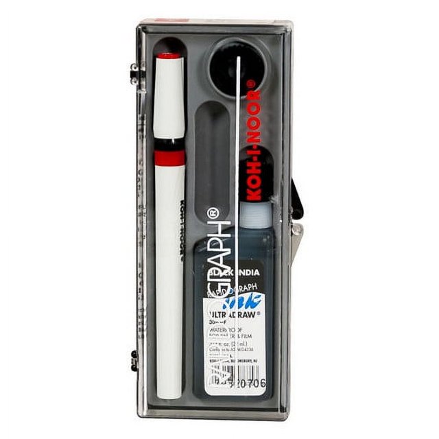 CHARTPAK, INC. 3165BX2 RAPIDOGRAPH TECHNICAL PEN AND INK SET 2 ...