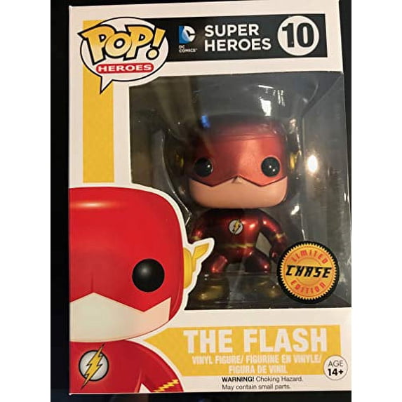 CHASE The Flash (Metallic) - DC Funko Pop! Heroes Vinyl Figure #10 ...