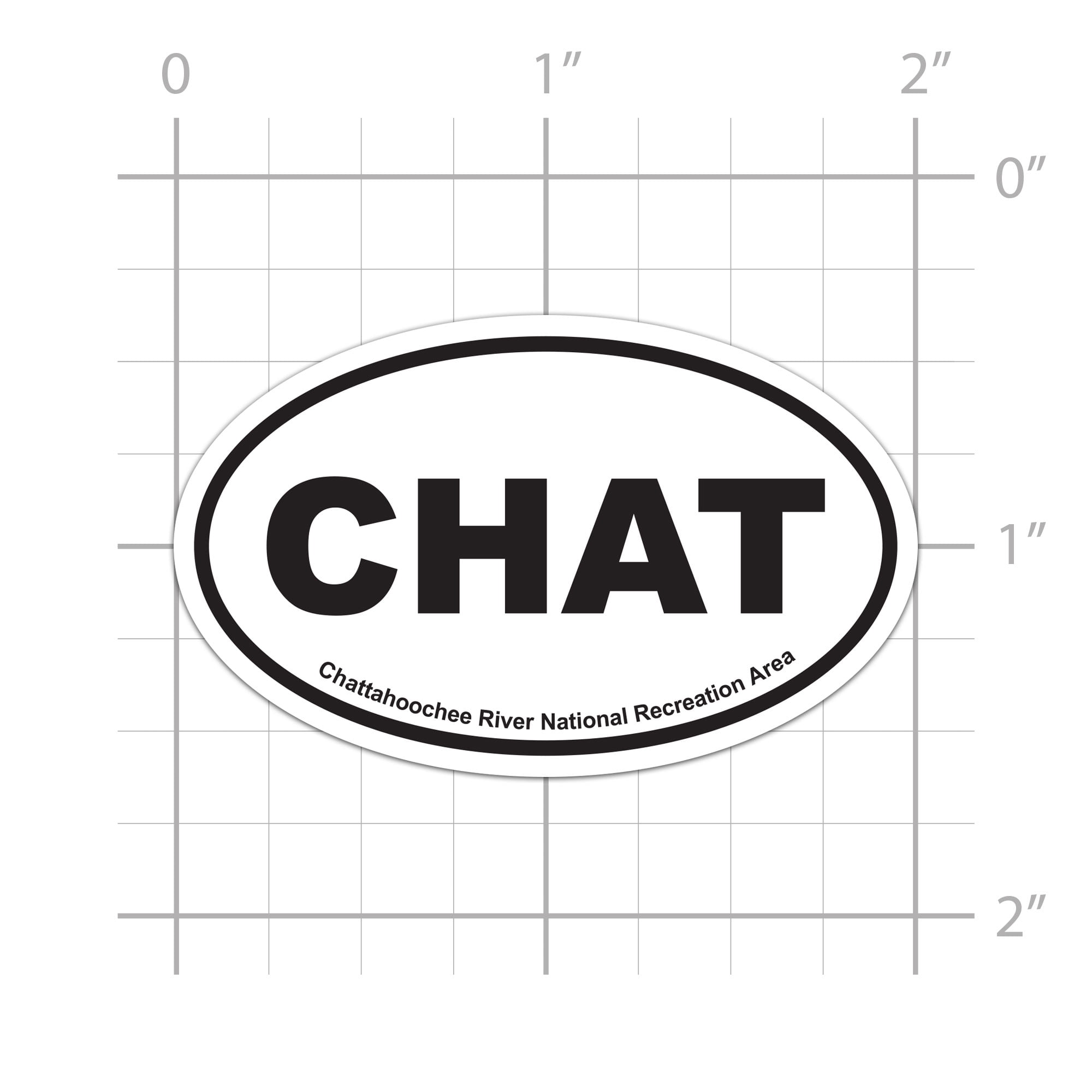 CHAT Chattahoochee River National Recreation Area Sticker for water ...